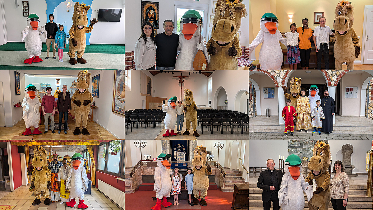 Katholische Kirche Stuttgart: Zwei Maskottchen auf Entdeckungsreise zu ...